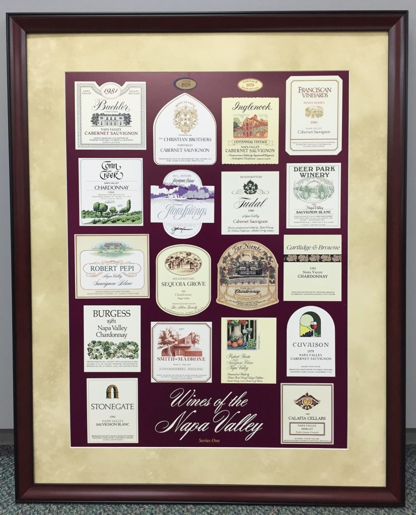 Napa Valley Wine Label Poster - Gallery of Framing