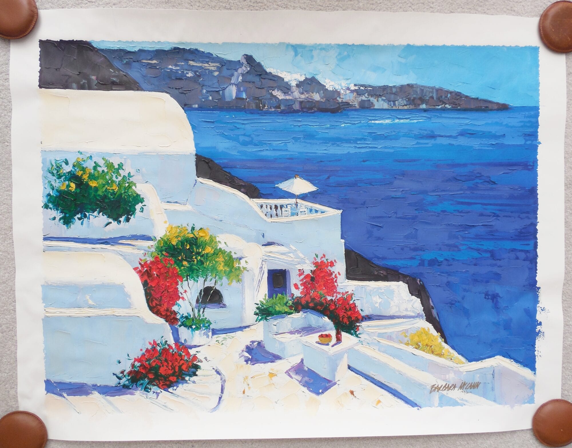 Barbara McCann - "Greek Isles II" Giclée - Gallery of Framing